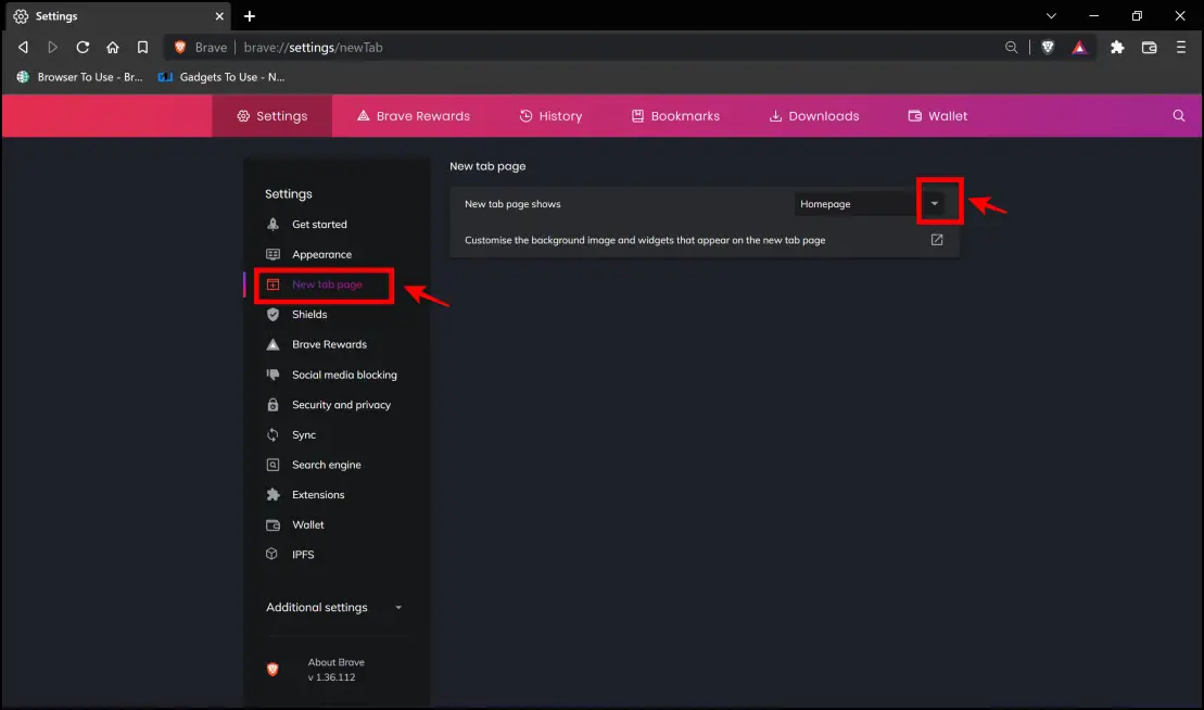 13 Ways to Customize Brave Browser UI & New Tab Page - Browser To Use